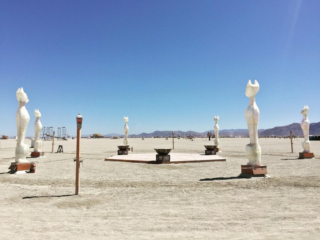 Cathenge Cat Temple Burning Man 2019 Documentation – Cathenge